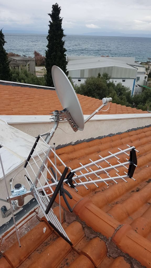Εγκατάσταση Επίγεια και Δορυφορική Κεραία - AlarmVolos