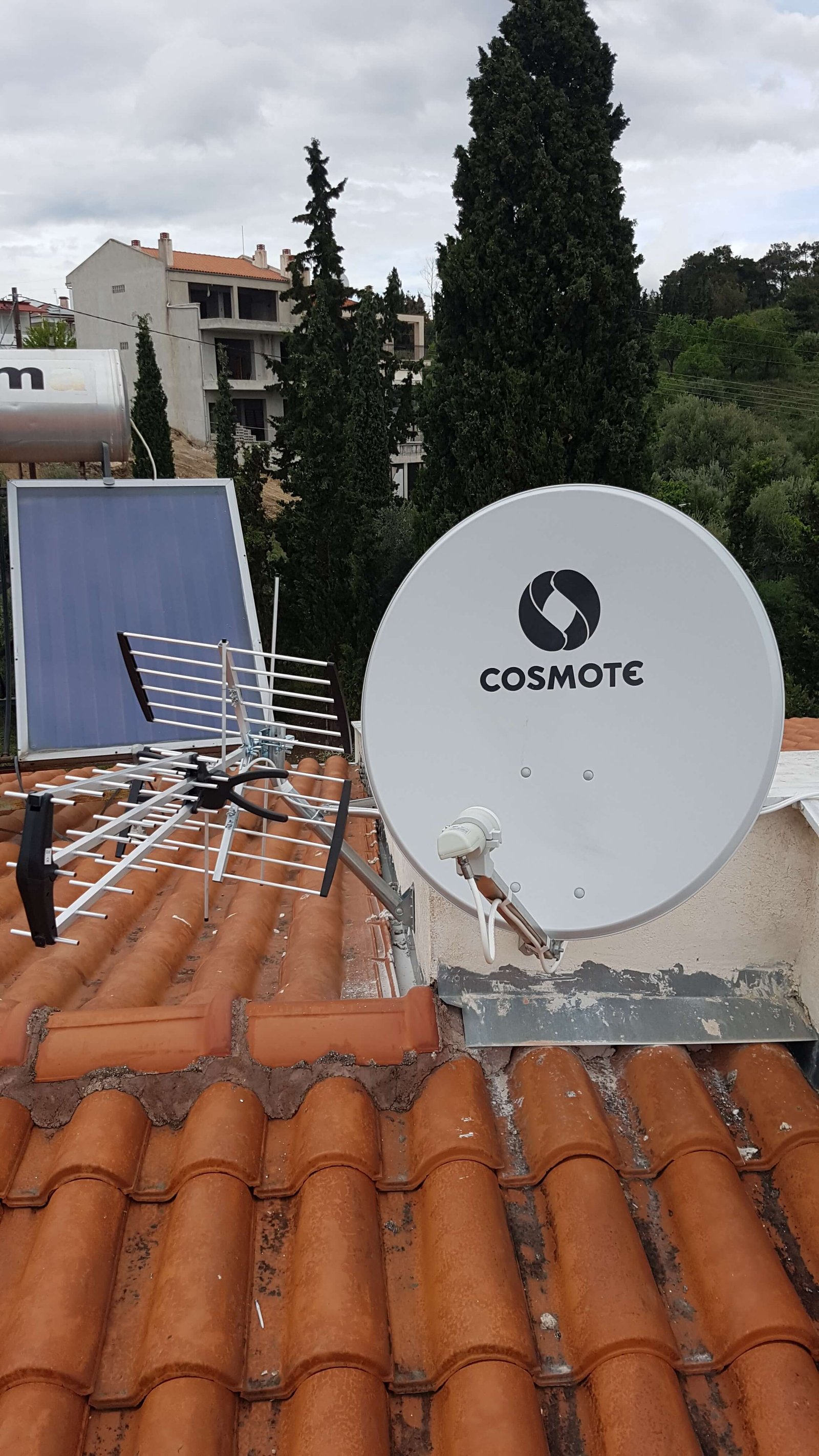 Εγκατάσταση Επίγεια και Δορυφορική Κεραία - AlarmVolos